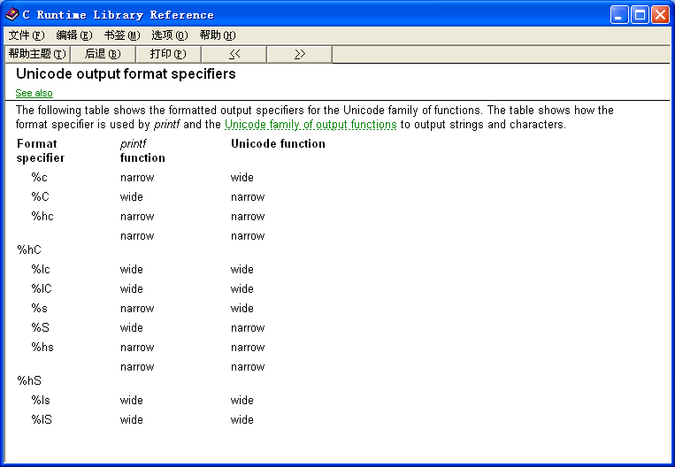 wchar 格式控制符_[C] wchar_t的格式控制字符（VC、BCB、GCC、C99标准）-CSDN博客
