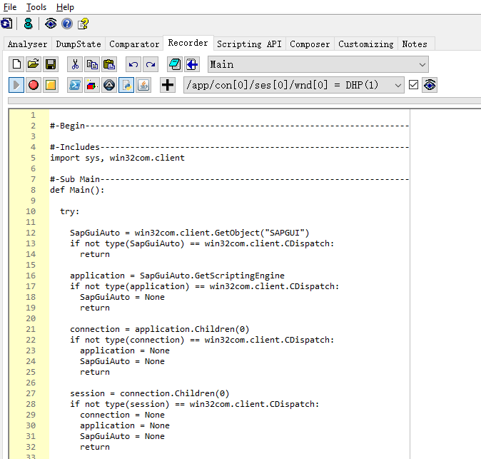 python与sap_Python结合SAP GUI Script操作sap的简易教程_龙戈尔的博客-CSDN博客