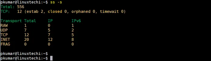 通过14个实例掌握 ss 命令监控 socket 网络连接_linux ss -k-CSDN博客