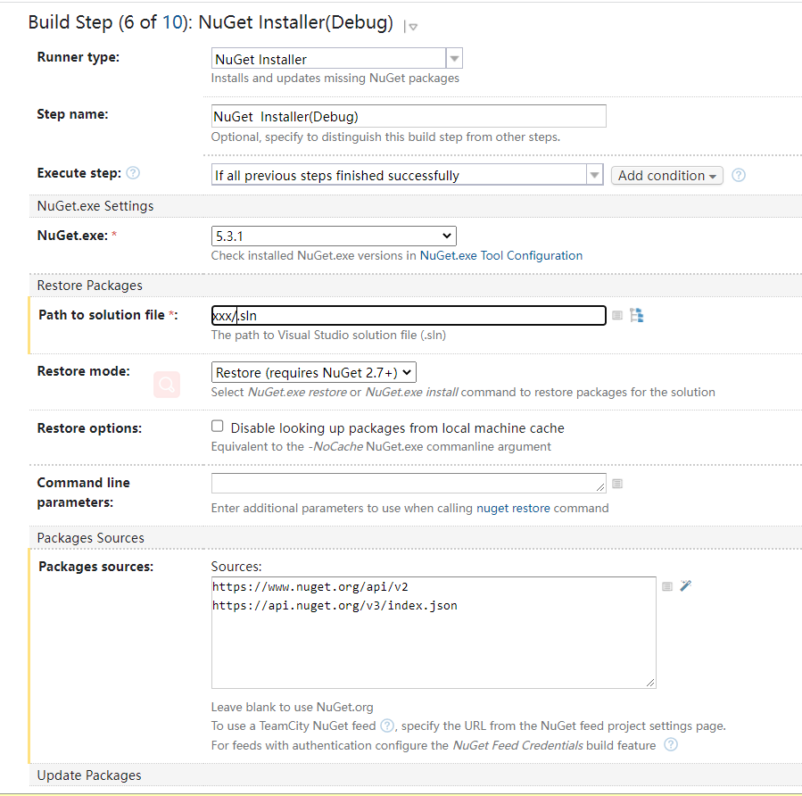 Teamcity NuGet Installer_teamcity打包每次都需要安装nugetma-CSDN博客