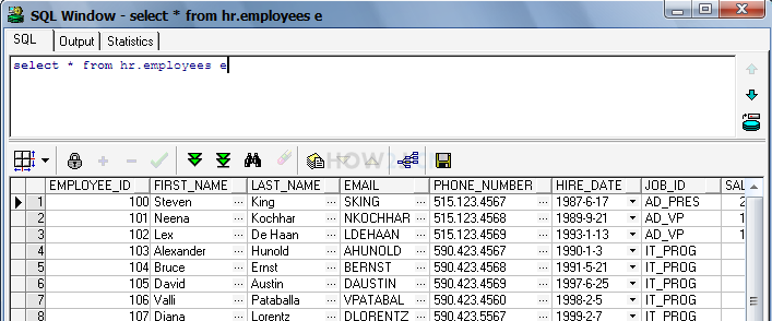 oracle系列教材 （三）- employee表_数据库employee员工表-CSDN博客