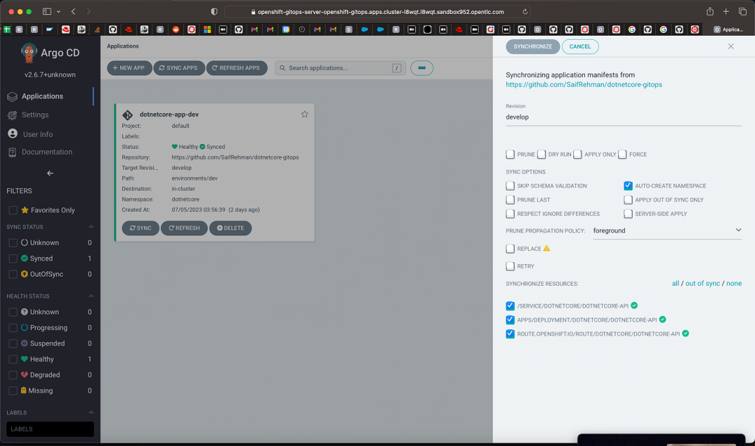 使用ArgoCD和Tekton在OpenShift上创建端到端GitOps管道_DevOps云学堂的博客-CSDN博客