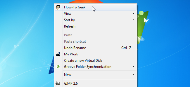在Windows 7或8中将多种类型的项目添加到桌面上下文菜单-CSDN博客