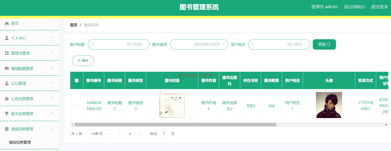 毕业设计springbootvue图书管理系统源码论文答辩ppt基于vue管理系统答辩 Csdn博客