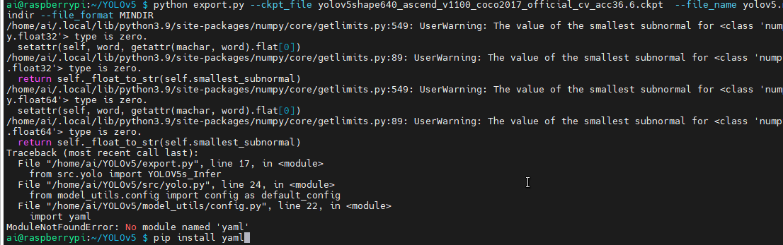 MindSpore应用系列：树莓派上运行YOLOv5进行实时目标检测（二）_树莓派5yolov5实时-CSDN博客