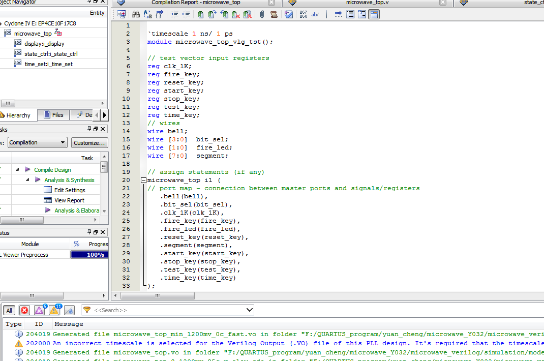 微波炉控制器Verilog代码Quartus远程云端平台_verilog微波炉控制设计-CSDN博客