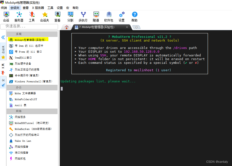 mobaxterm超级远程终端下载使用_远程 mobax-CSDN博客