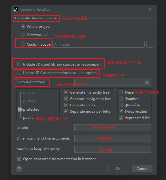 用IDEA生成javadoc文档(最新)_idea java doc-CSDN博客