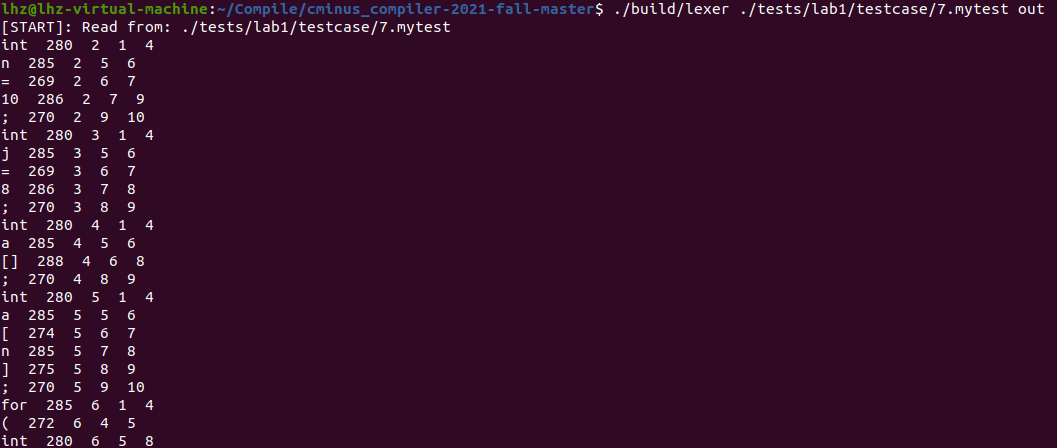 湖南大学编译原理实验一cminus_compiler-2021-fall_湖南大学 编译原理-CSDN博客