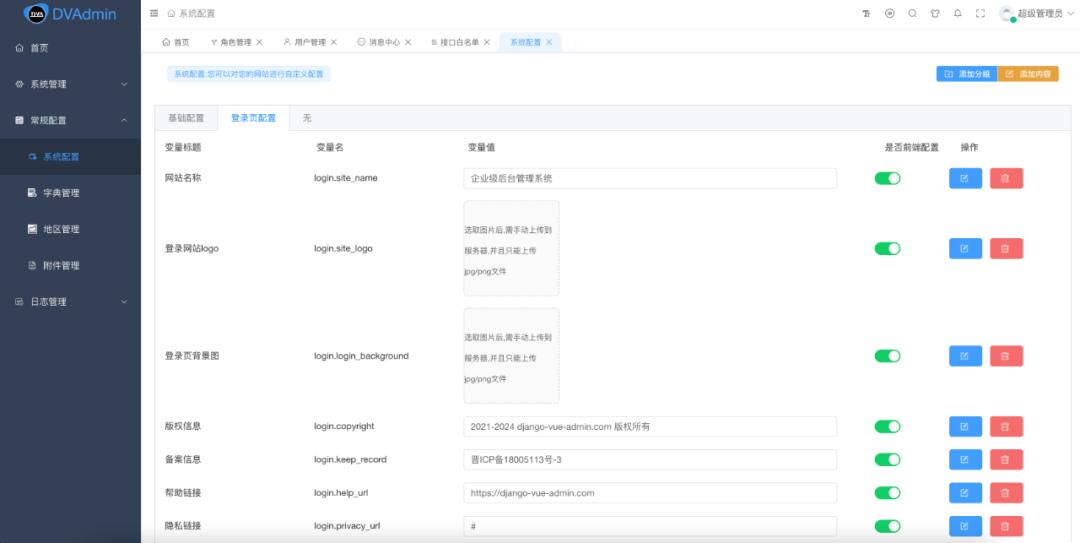 【开源项目】若依Python版本，一款django-vue3前后端分离的后台管理系统-CSDN博客