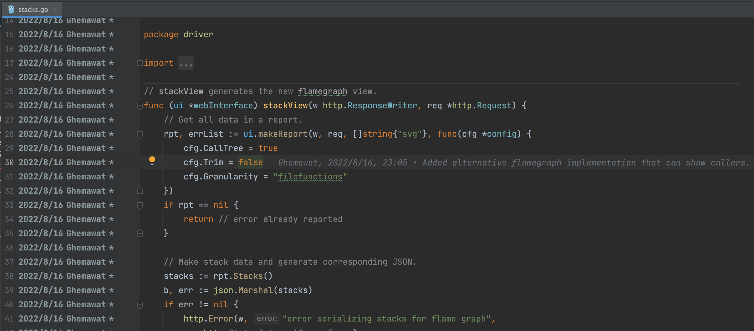 pprof新增的火焰图实现_pprof 火焰图-CSDN博客