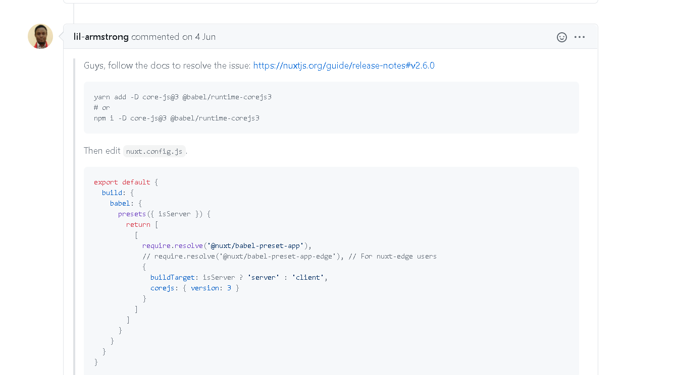 Error Can‘t Resolve ‘ Babel Runtime Corejs2 Helpers Slicedtoarray‘ Programmer Sought