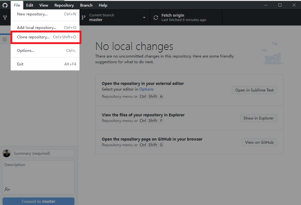 GitHub Desktop Clone GitHub的项目并在本地更新里面的内容再上传上去的方法-CSDN博客