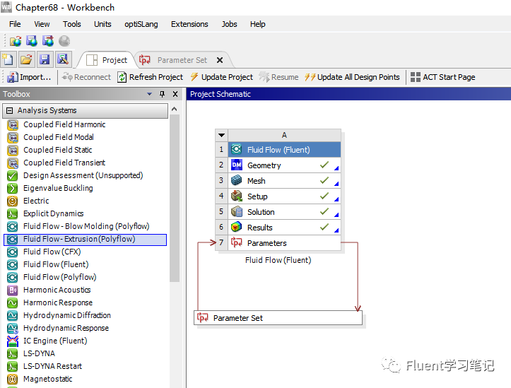 六十八、Fluent自动计算--Workbench参数化流程_workbench fluent-CSDN博客