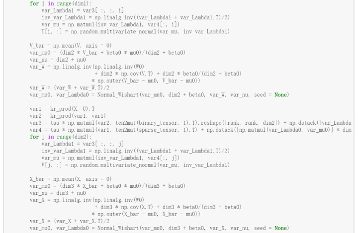 cp分解实现_如何用贝叶斯高斯张量分解修复缺失数据？(Jupyter notebook - Python)-CSDN博客