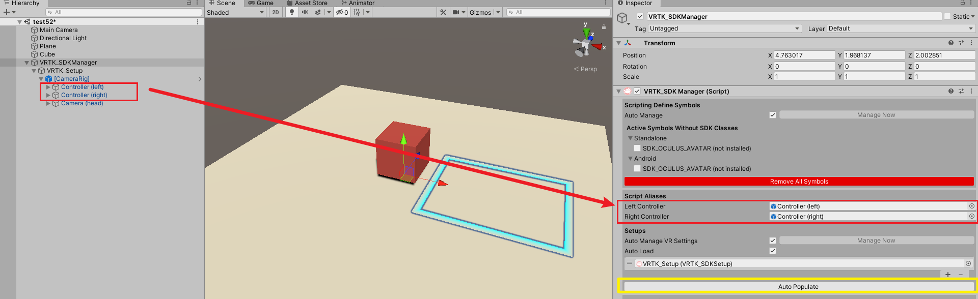 Unity结合HTC Vive开发之VRTK基础配置_unity htc用什么sdk-CSDN博客