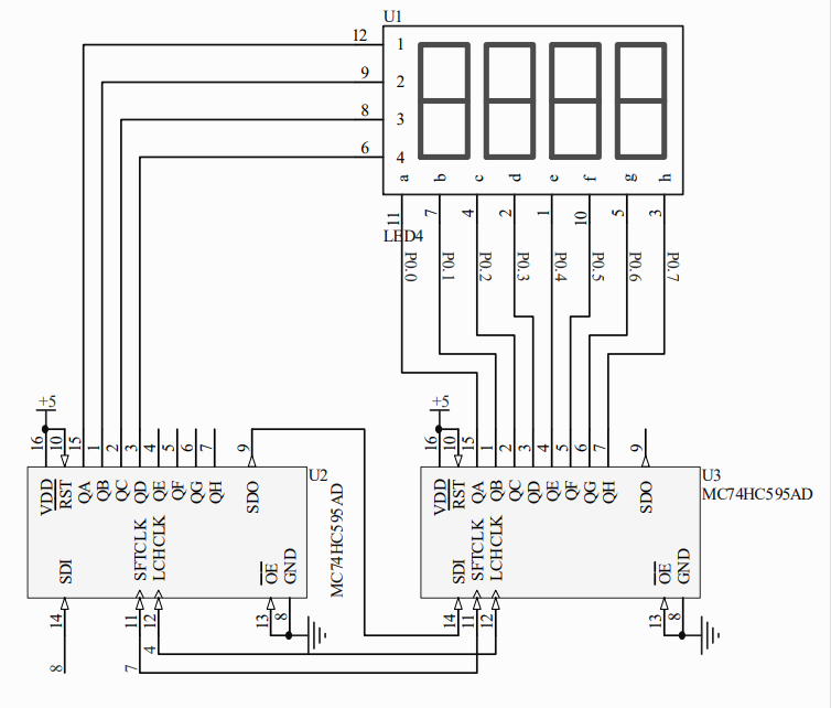 ESP32 with Mricropython 两片hc595驱动的数码管 *学习心得_esp32s3 hc595-CSDN博客