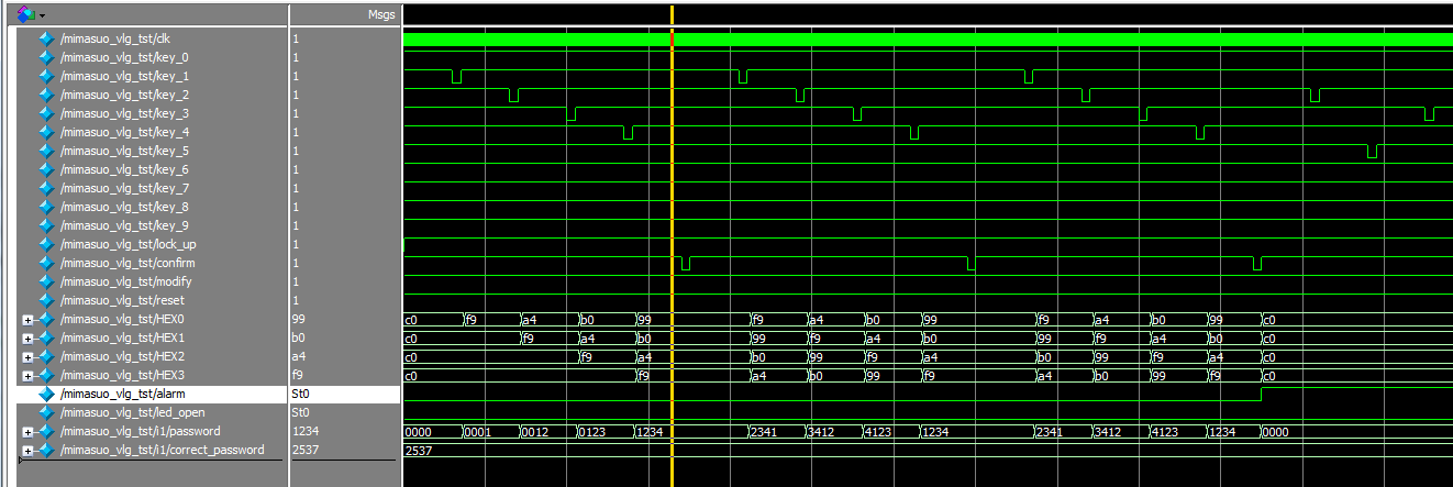 4位密码锁可改密码设计verilog代码quartus De2开发板使用quatas设计一个4位数字密码锁用户可以通过按键输入密码系统验证密码正 Csdn博客