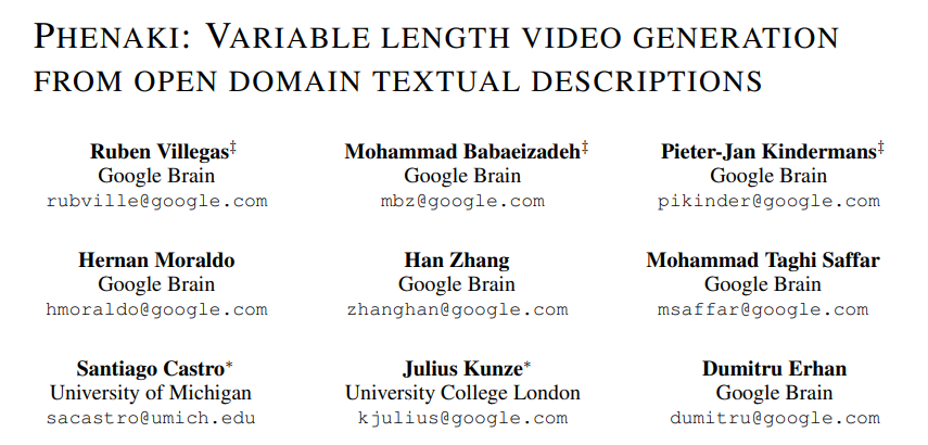 Imagen Video & Phenaki：谷歌提出的新AI视频生成技术-CSDN博客