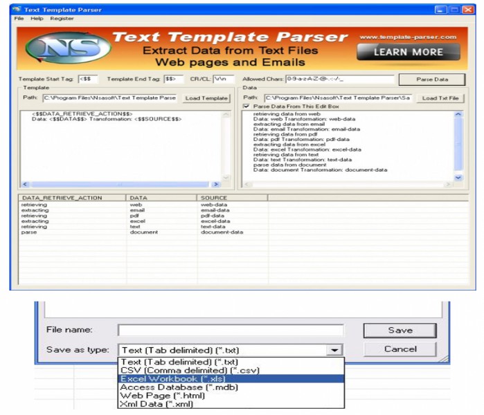 Text Template Parser（多源数据提取软件）官方正式版V2.5 | 数据提取软件有哪些？_txt文件提取器-CSDN博客