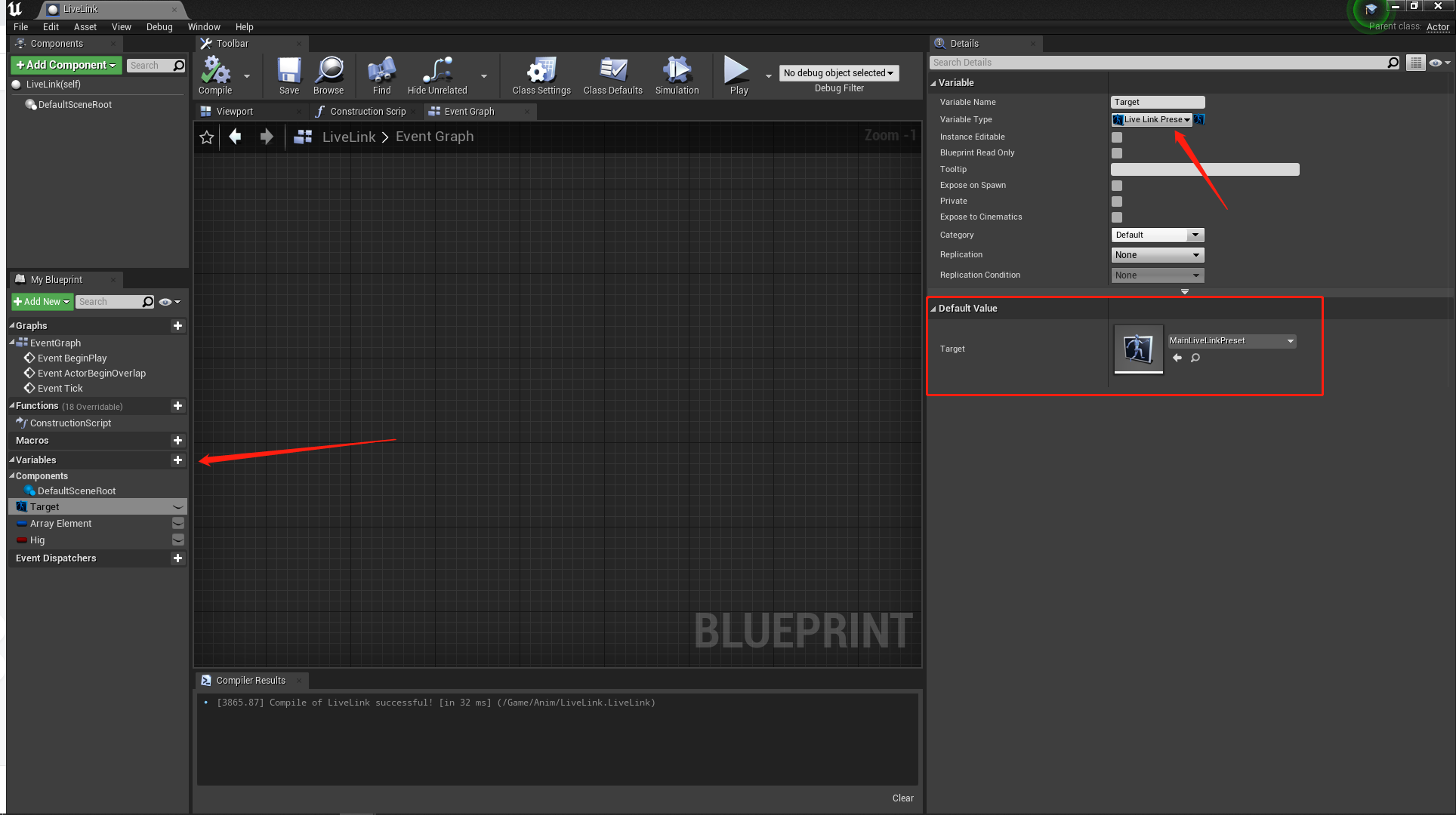 UE LiveLink 实时流传输 打包EXE_蓝图 打开livelink-CSDN博客