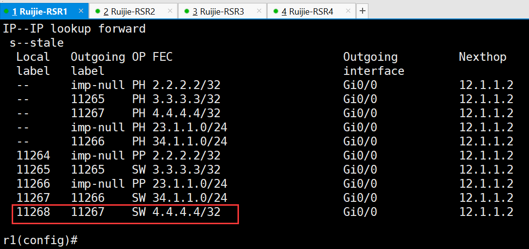锐捷（十一）mpls ldp配置实验及分析_ldp配置routerid-CSDN博客