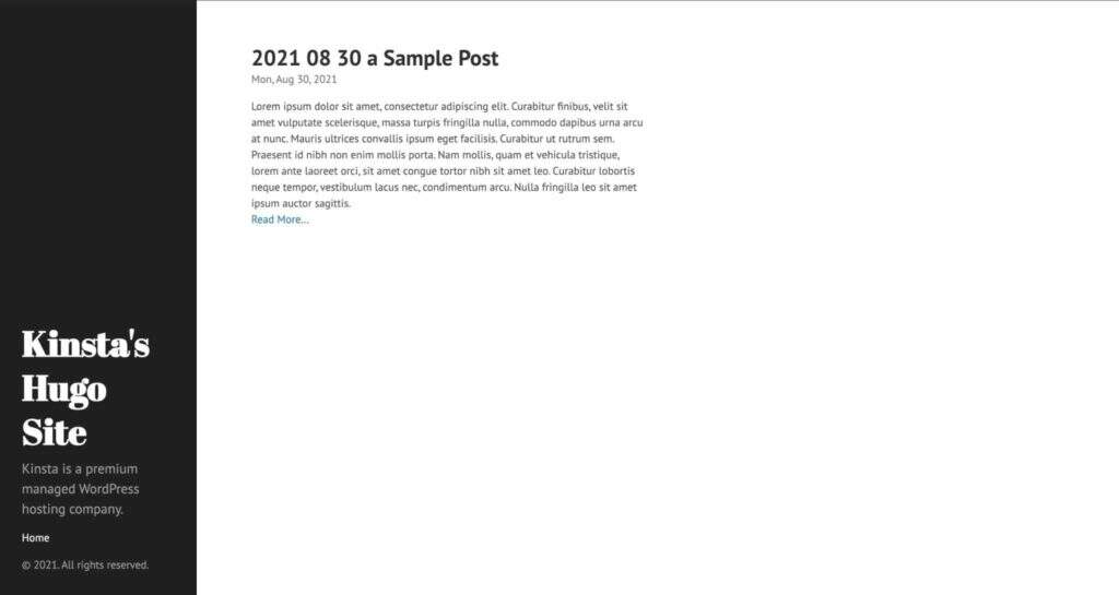 实例讲解如何使用Hugo框架搭建静态网站_hugo静态网站-CSDN博客