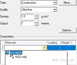 基于MS的水分子径向分布函数(RDF)计算_ms中怎么构建h2o分子模型-CSDN博客