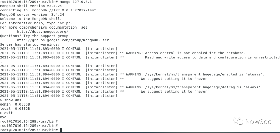 Mongodb未授权漏洞 Csdn博客 