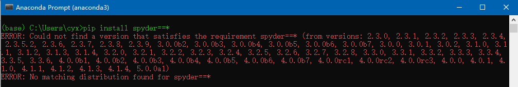 ERROR: spyder 4.0.1 requires pyqtwebengine＜5.13； python_version ＞= “3“, which is not installed ...