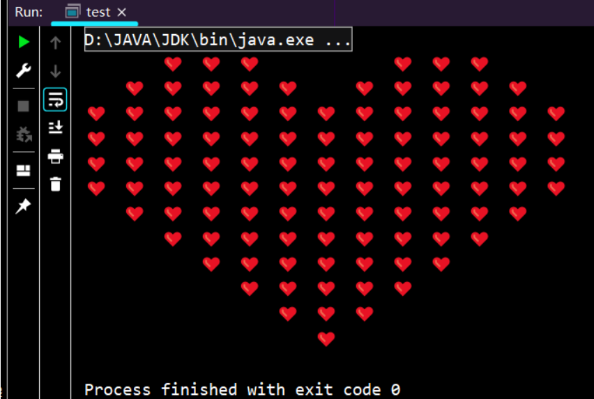 Java代码输出心形图案_java心形代码-CSDN博客