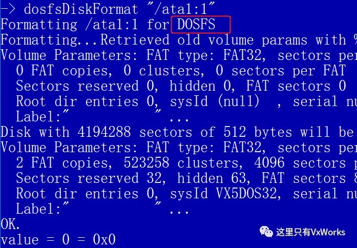 VxWorks file system and its format command use - Programmer Sought
