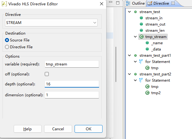 FPGA HLS stream与dataflow_hls内部流使用了默认-CSDN博客