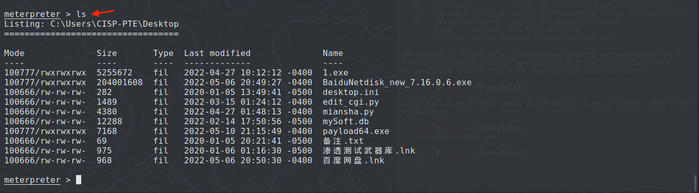 Kali 渗透测试：Meterpreter在Windows系统下的使用_kali怎么进入meterpreter-CSDN博客