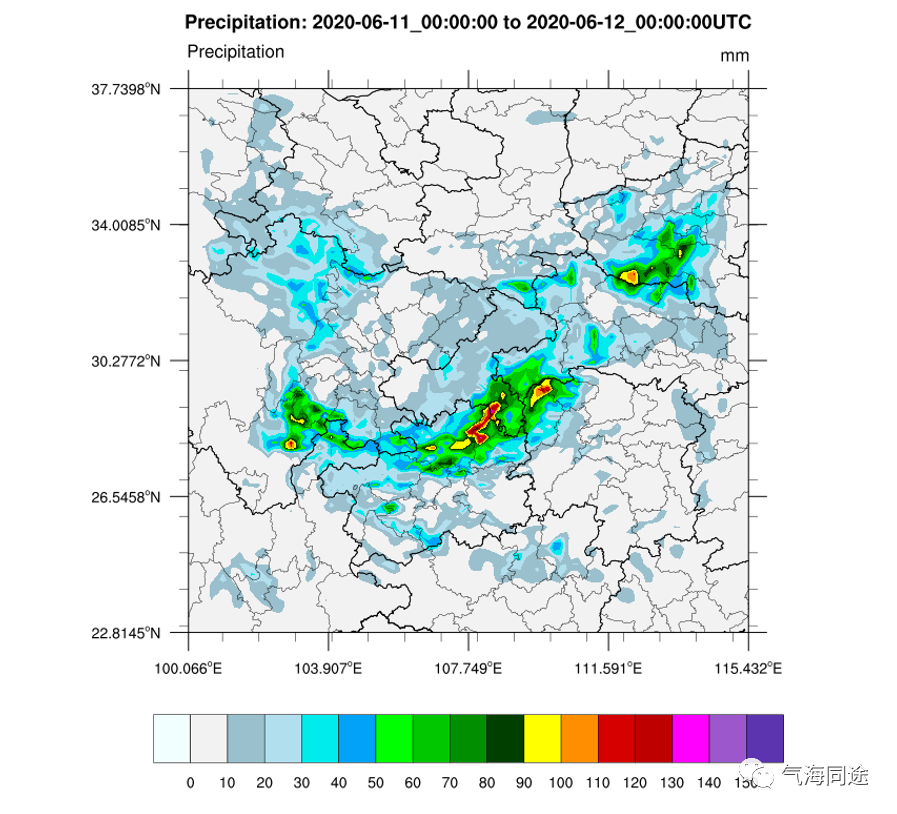 WRF后处理：降雨量的说明以及降雨的绘制_wrf模拟降水量偏小-CSDN博客