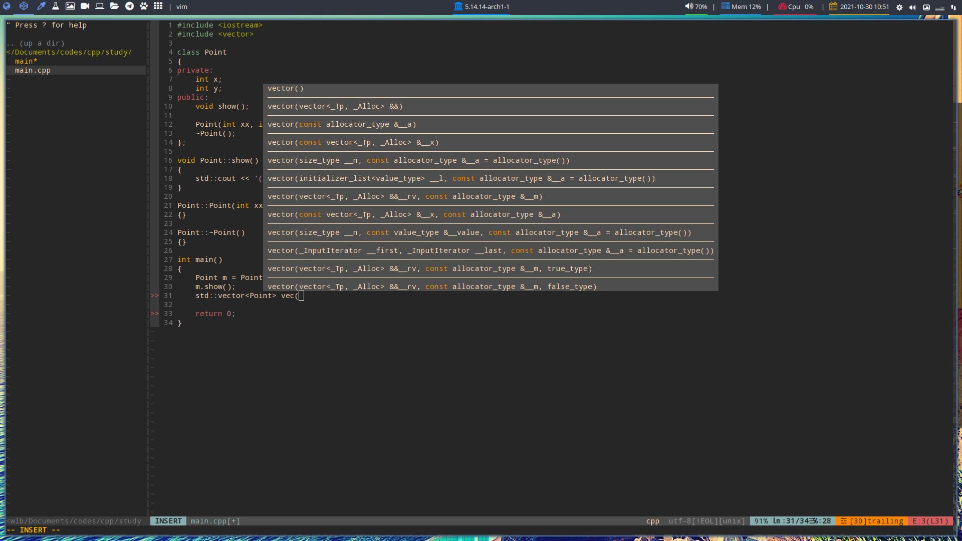 vim 配置 C/C++/Rust/Python 开发环境_vim coc 配置 rust-analyzer-CSDN博客