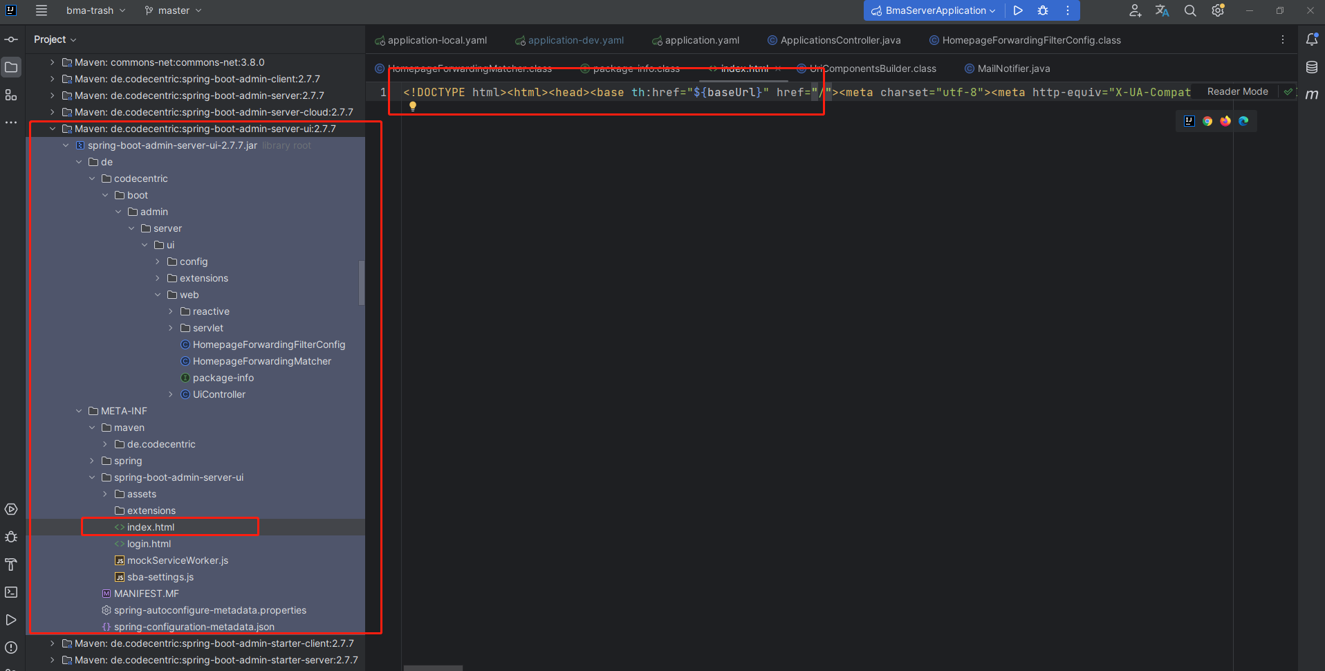 Spring Boot Admin 在中无法正常访问的问题 Springbootadmin Assets访问不到 Csdn博客