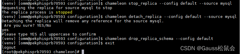 使用 Pgchameleon 将数据从 Mysql 迁移至 Opengauss 数据库mysql Opengauss 迁移 变色龙 Csdn博客