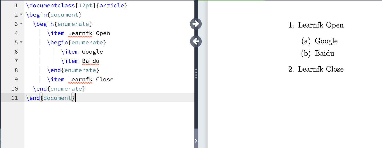 无涯教程 - Latex 列表(Lists)_latex list-CSDN博客