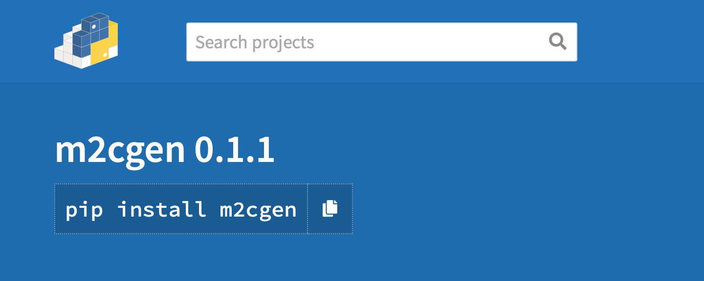 sklearn库安装_没有依赖库也能跑机器学习模型！推荐一个强大工具m2cgen-CSDN博客