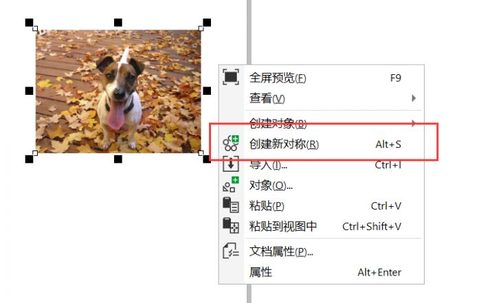 CorelDRAW copy and mirror invert objects - Programmer Sought