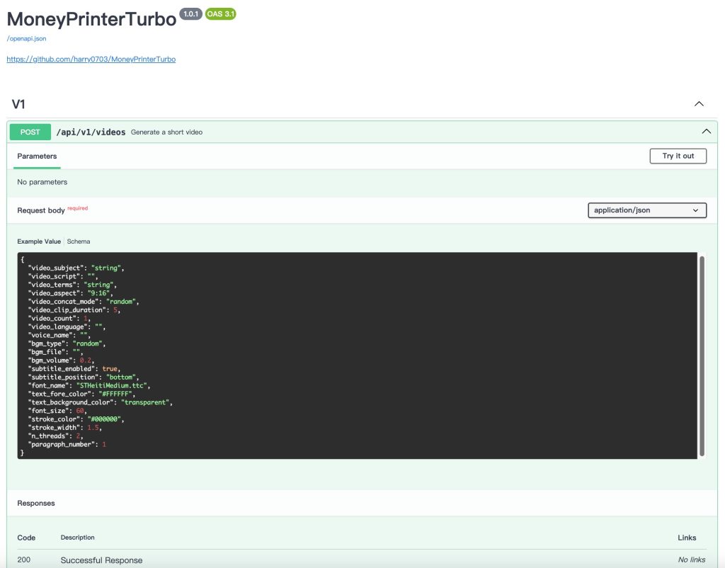 全自动ai生成视频MoneyPrinterTurbo源码-CSDN博客