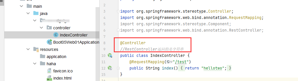 Springboot项目通过路由访问页面但是返回的是字符串springboot返回纯字符串 Csdn博客