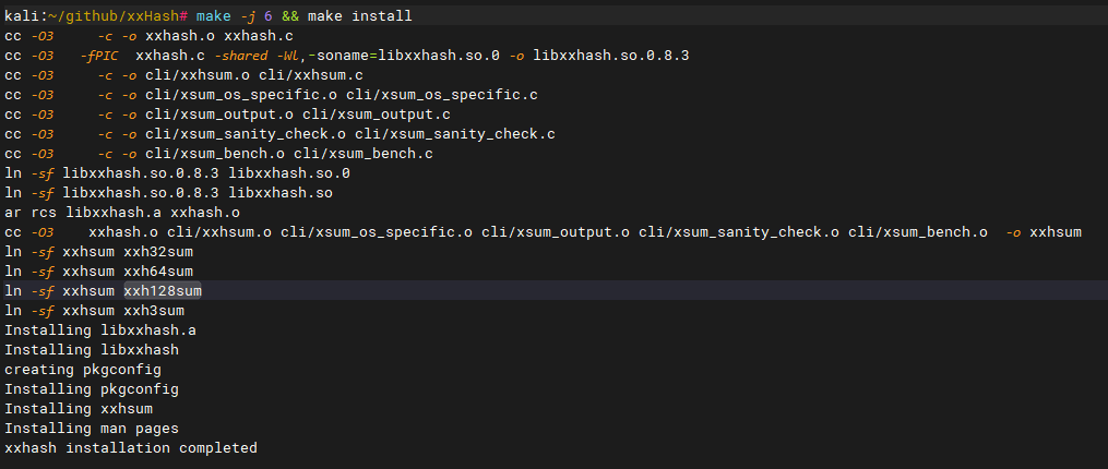 xxhash——快速计算哈希的C语言库_xxhash库-CSDN博客