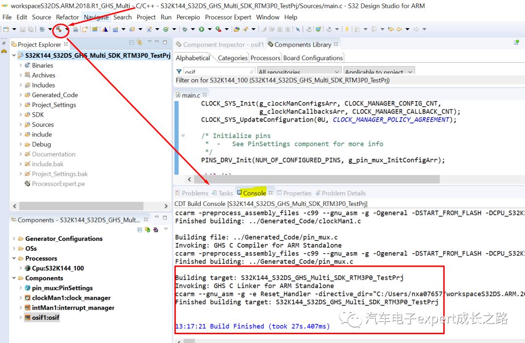 studio one插件安装包_S32K SDK使用详解之GHS Multi(Eclipse插件)开发S32K1xx系列MCU应用程序(使用PE配置SDK)..._weixin ...