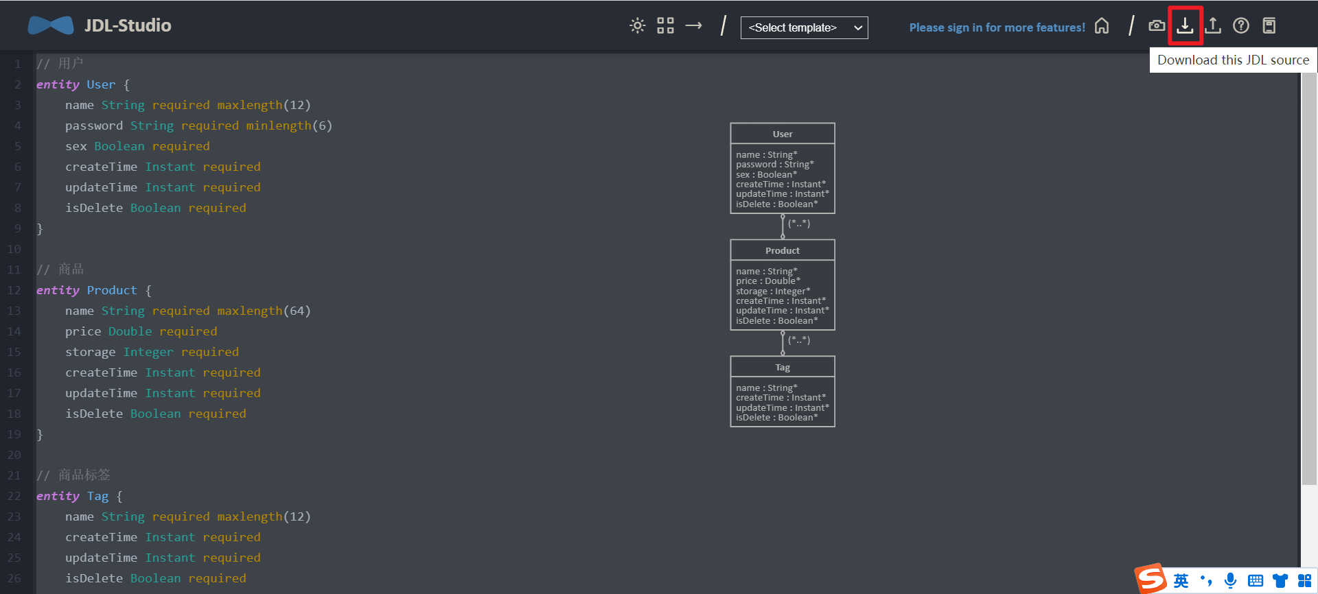 JHipster | 03.编写JDL文件定义实体_jhipster jdl-CSDN博客