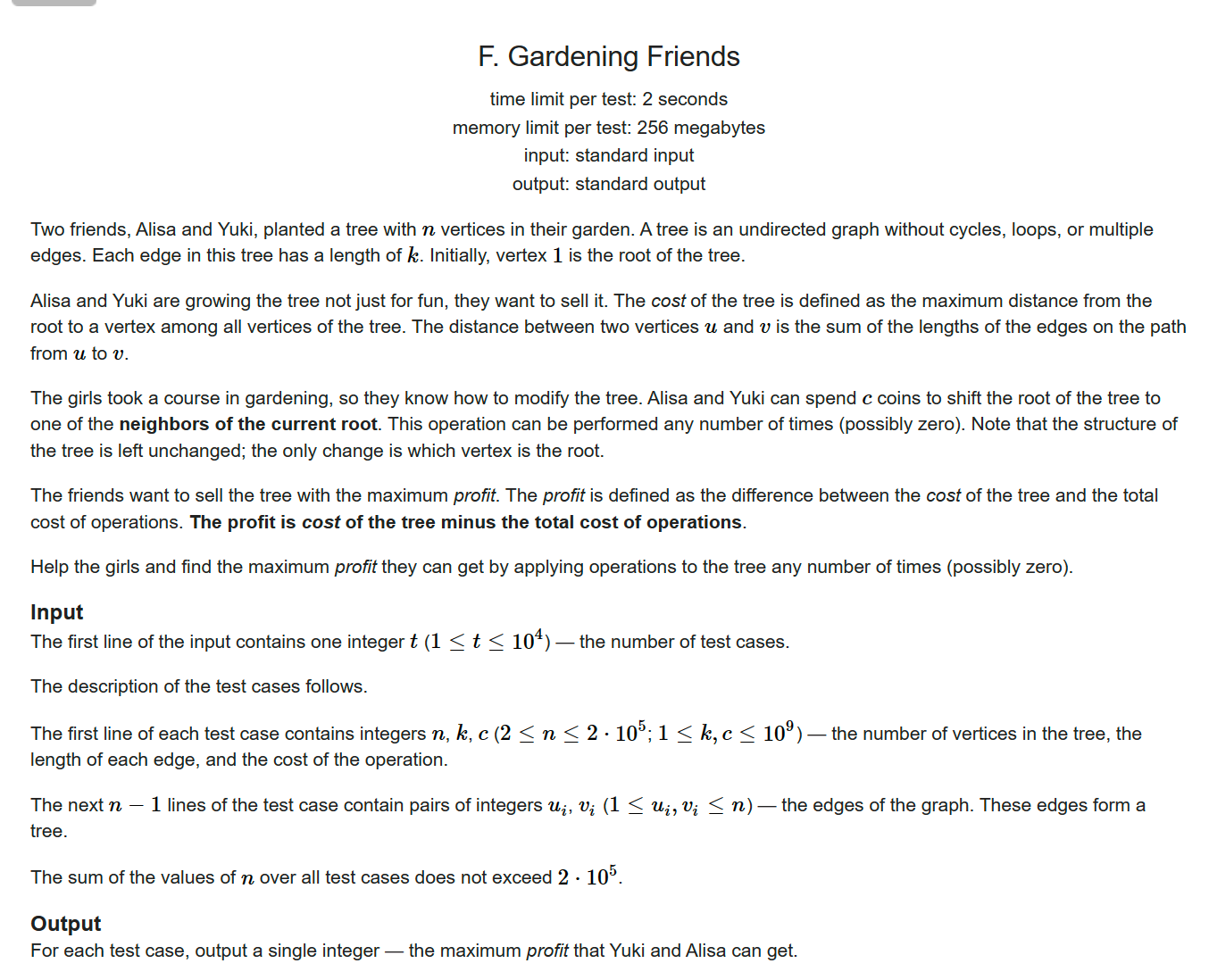 F Gardening Friends（ranting 1700）超详细题解codeforces 1822f Gardening Friends Csdn博客 