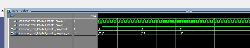 基于FPGA的电子日历控制电路设计VHDL代码Quartus仿真_vhdl日历-CSDN博客