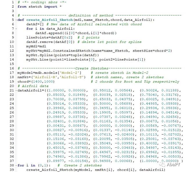 naca翼型_Python脚本快速重建翼型选ABAQUS 还是ANSYS ?-CSDN博客