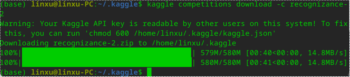 通过kaggle api下载数据集-CSDN博客